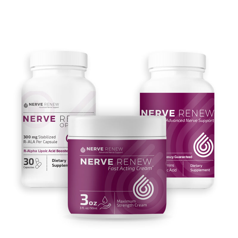Nerve Renew ~ Total Nerve Care Bundle ~ Relieve Pain, Numbness, Tingling
