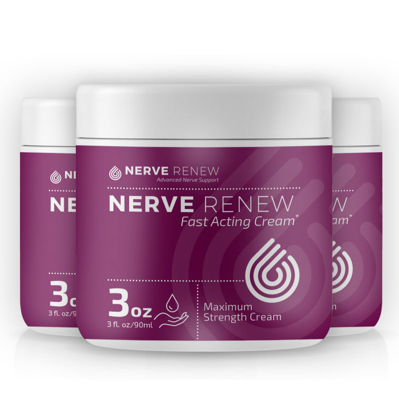 Nerve Renew Cream ~ Fast-Acting Nerve Relief ~ Topical Pain Cream