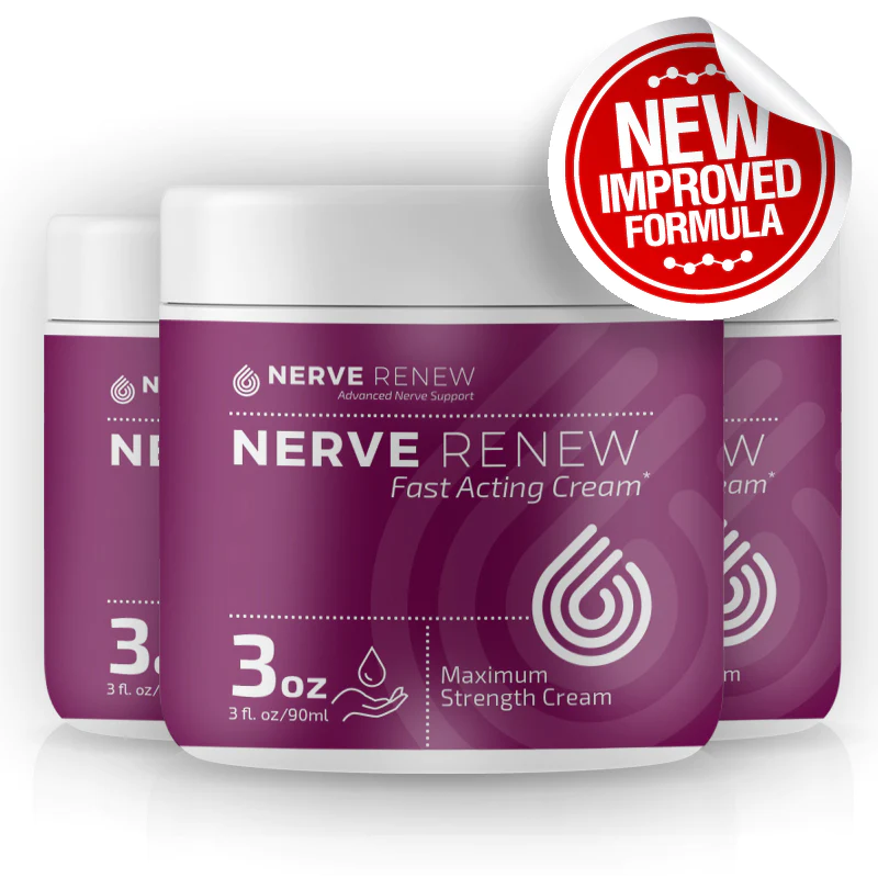 Nerve Renew Cream ~ Fast-Acting Nerve Relief ~ Topical Pain Cream