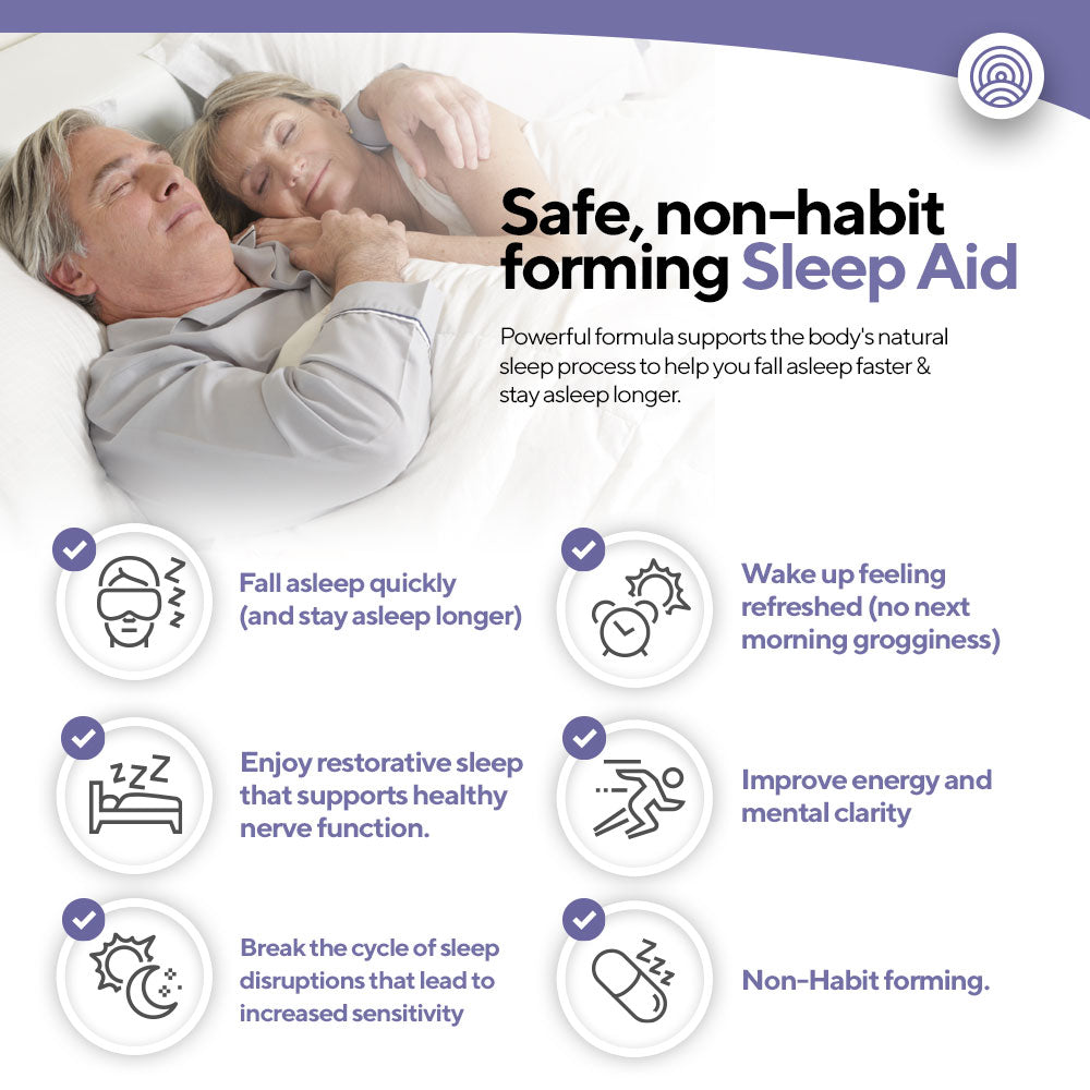 Nerve Renew Sleep Aid ~ Herbal Sleep Enhancer for nerve pain