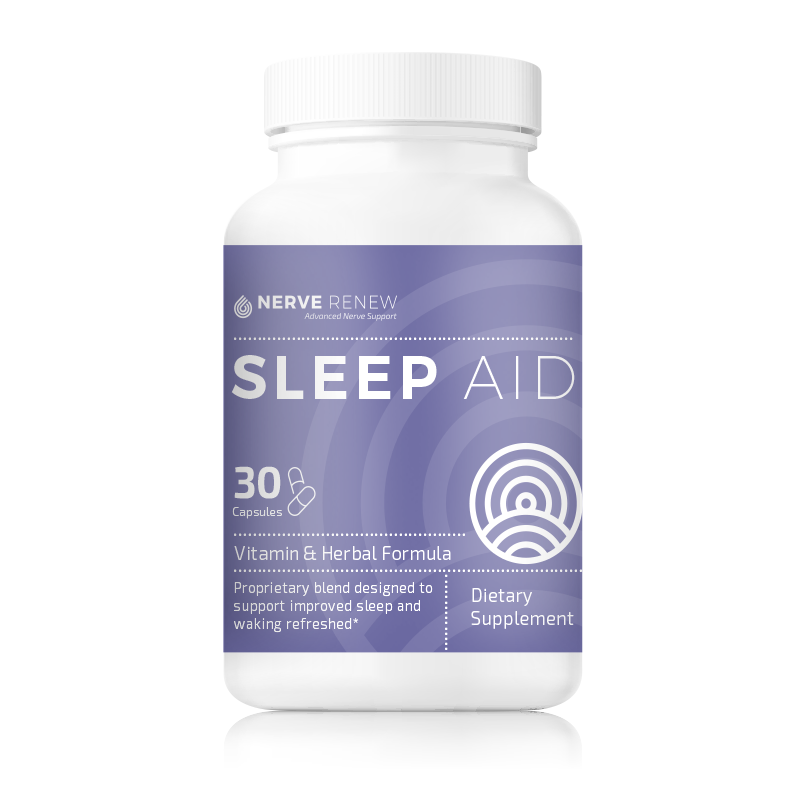 Nerve Renew Sleep Aid ~ Herbal Sleep Enhancer for nerve pain