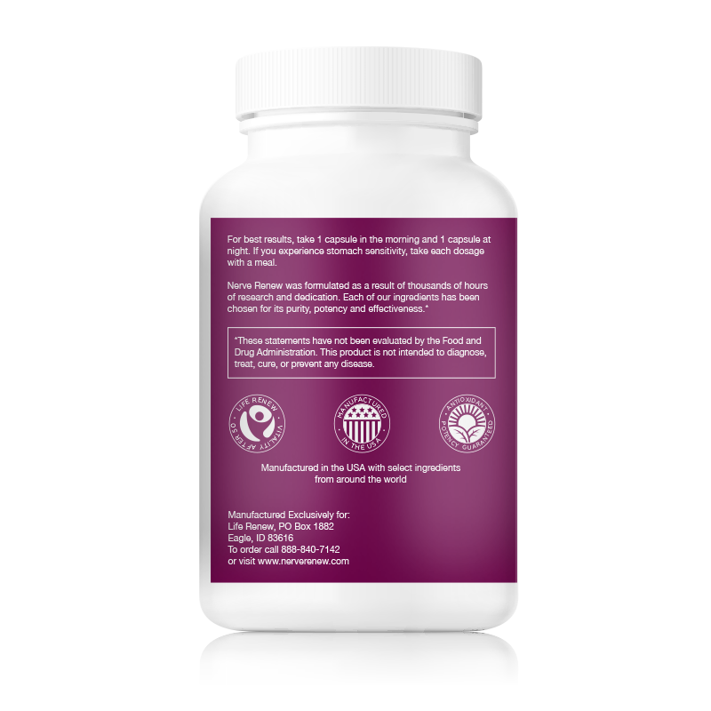 Nerve Renew (3 Bottles) - Advanced Nerve Support Formula